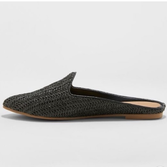 Universal Thread | Shoes | Black Universal Thread Woven Backless Mules ...